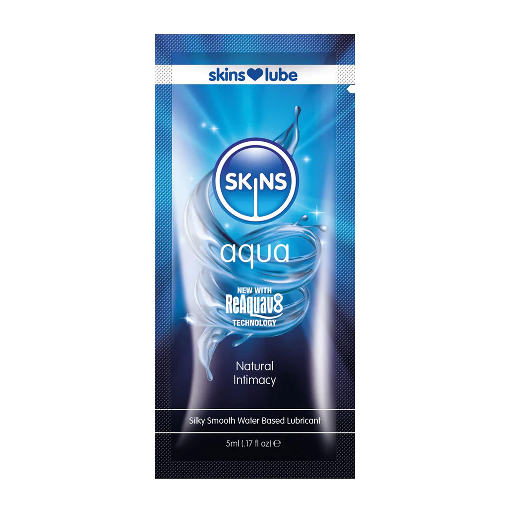 Skins Aqua Water Based Lubricant - 5 ml Foil